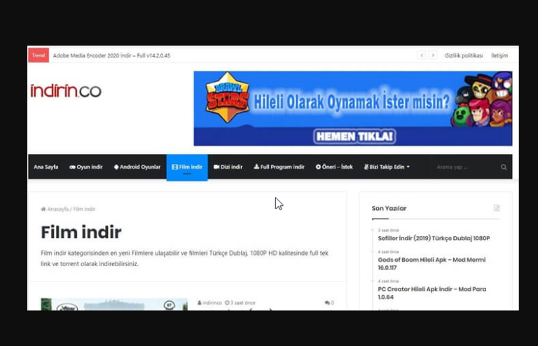 En İyi Ücretsiz 15 Film İndirme Sitesi 2020 2021 - Tekno Bilim Adamı